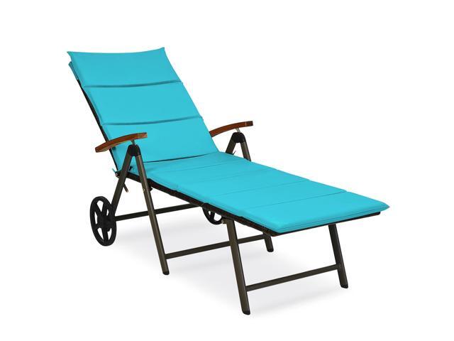 Click here for SlickBlue Outdoor Chaise Lounge Chair Rattan Loung... prices