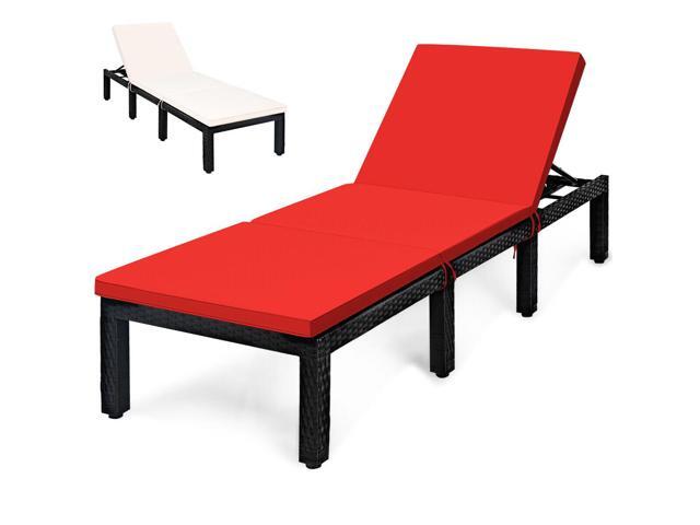 Click here for SlickBlue Patio Rattan Cushioned Height Adjustable... prices