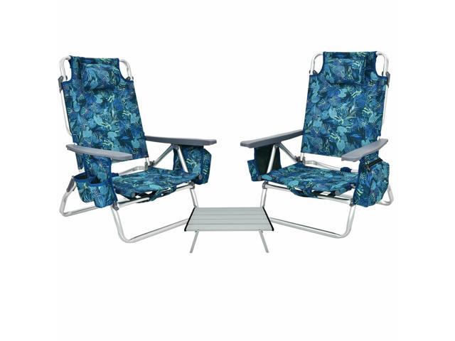 Click here for SlickBlue 2 Packs 5-Position Outdoor Folding Backp... prices