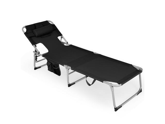 Click here for SlickBlue Folding Beach Lounge Chair with Pillow f... prices