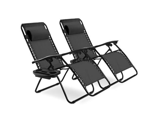 Click here for SlickBlue 2 Pieces Folding Lounge Chair with Zero... prices
