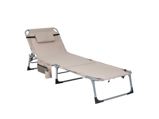 Click here for SlickBlue 5-position Outdoor Folding Chaise Lounge... prices