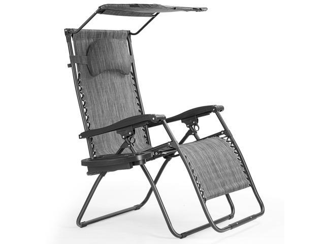 Click here for SlickBlue Folding Recliner Lounge Chair with Shade... prices