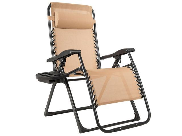 Click here for SlickBlue Oversize Lounge Chair with Cup Holder of... prices