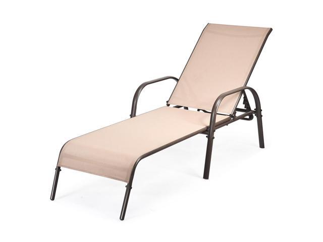 Click here for SlickBlue Adjustable Patio Chaise Folding Lounge C... prices