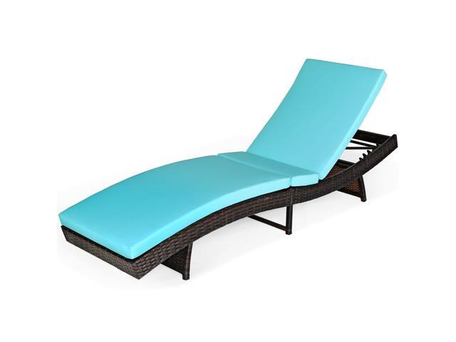 Click here for SlickBlue Patio Folding Chaise Lounge with 5 Adjus... prices