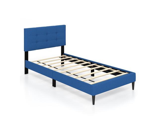 Click here for SlickBlue Twin Size Upholstered Platform Bed with... prices
