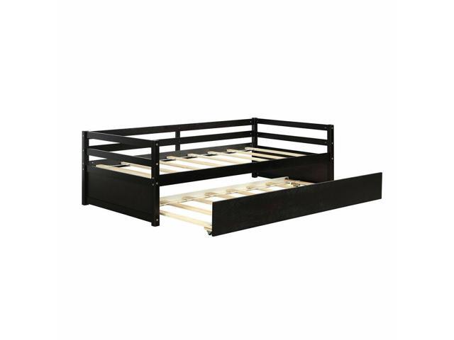 Click here for SlickBlue Twin Size Trundle Platform Bed Frame wit... prices