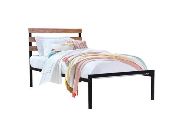 Click here for SlickBlue Metal Bed Frame Foundation with Headboar... prices