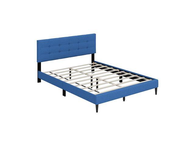 Click here for SlickBlue Queen Size Upholstered Bed Frame with Ve... prices