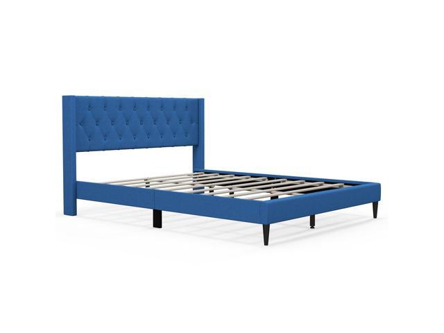 Click here for SlickBlue Queen Size Upholstered Platform Bed with... prices