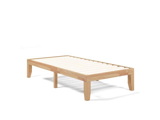 Click here for SlickBlue 14 Inch Twin Size Rubber Wood Platform B... prices