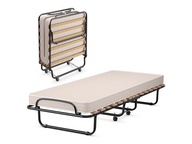 Click here for SlickBlue Portable Folding Bed with Memory Foam Ma... prices