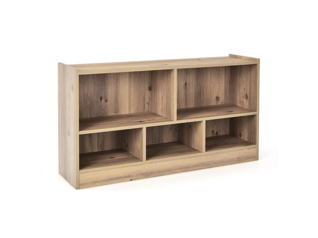 Click here for SlickBlue Kids 2-Shelf Bookcase 5-Cube Wood Toy St... prices