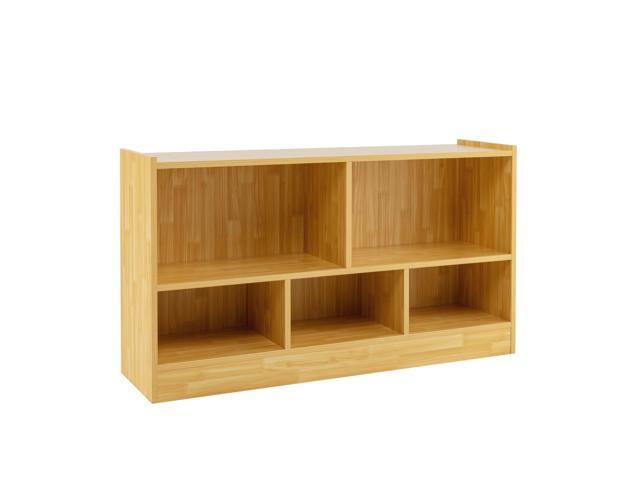 Click here for SlickBlue Kids 2-Shelf Bookcase 5-Cube Wood Toy St... prices