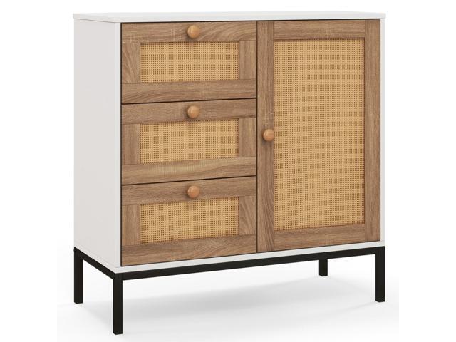 Click here for SlickBlue Rattan Sideboard Buffet Cabinet with 1 D... prices
