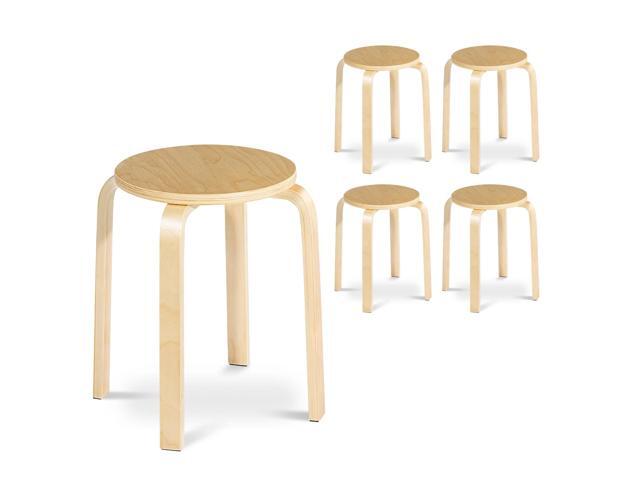 Click here for SlickBlue Set of 4 18 Inch Stack-able Bentwood Din... prices