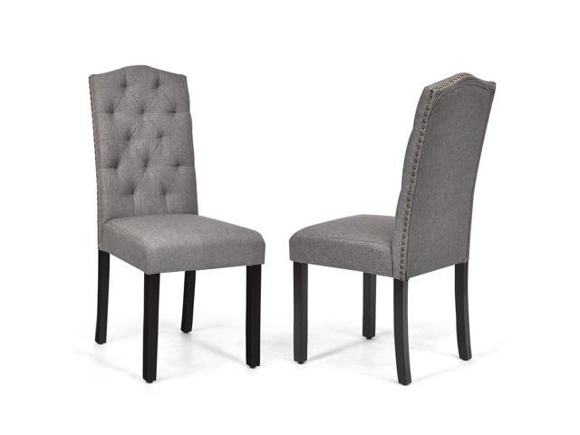 Click here for SlickBlue Set of 2 Tufted Upholstered Dining Chair... prices