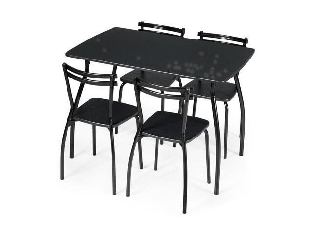 Click here for SlickBlue 5 Pieces Dining Table Set with 4 Chairs prices