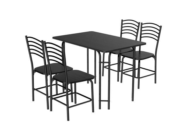 Click here for SlickBlue 5 Pieces Wood Rectangular Dining Table S... prices