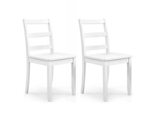 Click here for SlickBlue Set of 2 Wood Dining Chairs with Solid R... prices