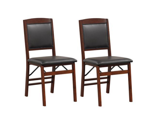 Click here for SlickBlue Set of 2 Folding Dining Chairs with Padd... prices