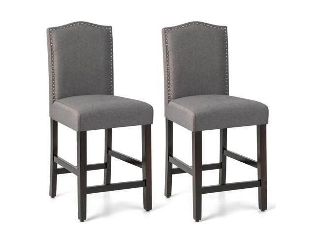 Click here for SlickBlue 2 Pcs Fabric Nail Head Counter Height Di... prices