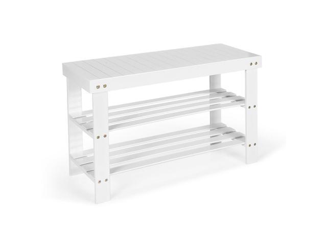 Click here for SlickBlue 3-Tier Bamboo Shoe Bench Holds up to 6 P... prices