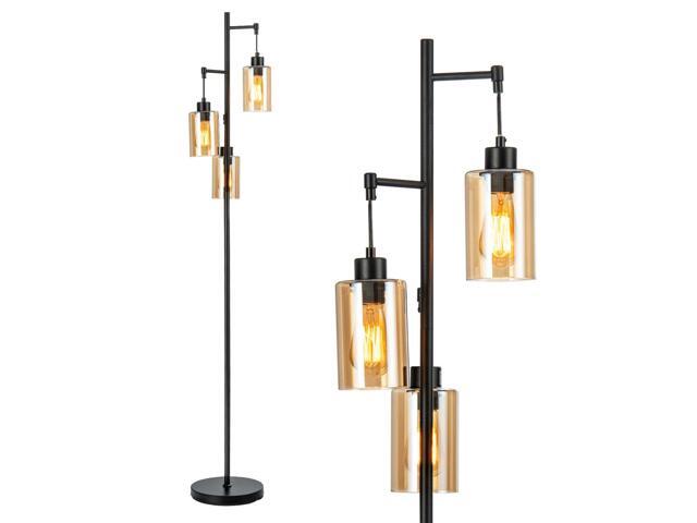 Click here for SlickBlue Retro Floor Lamp with 3-Head Hanging Amb... prices