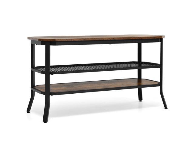 Click here for SlickBlue 3-tier Console Table TV Stand with Mesh... prices
