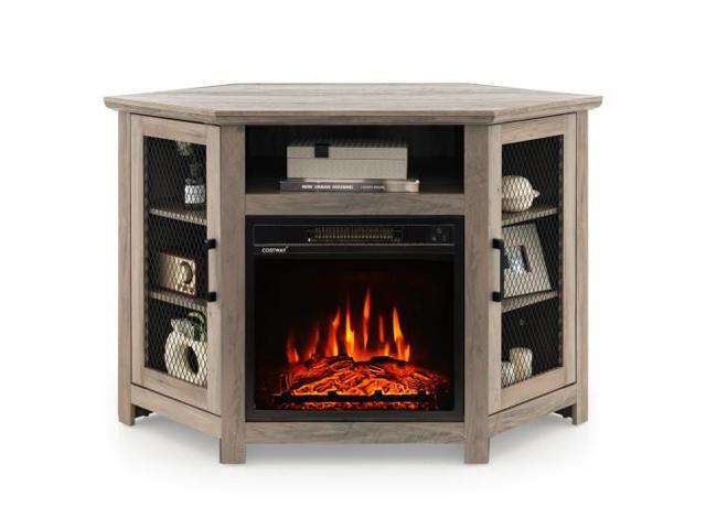 Click here for SlickBlue Corner TV Stand with 18 Inch Electric Fi... prices