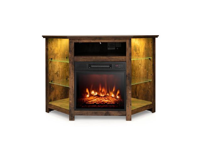 Click here for SlickBlue Fireplace Corner TV Stand with LED Light... prices