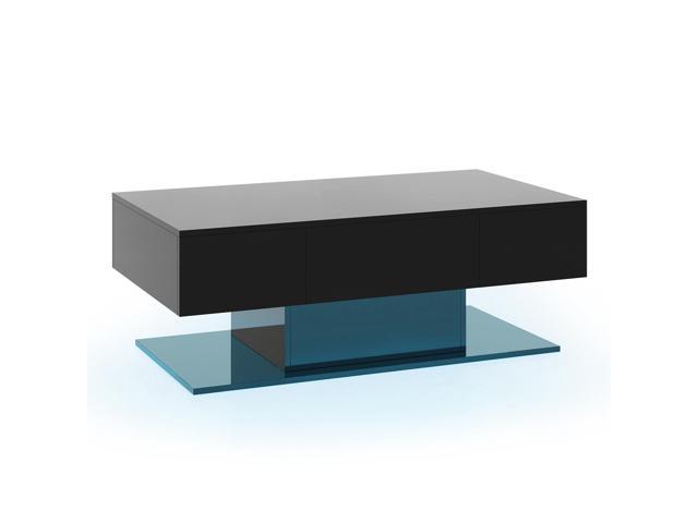 Click here for SlickBlue Modern LED Coffee Table with 20 Color LE... prices