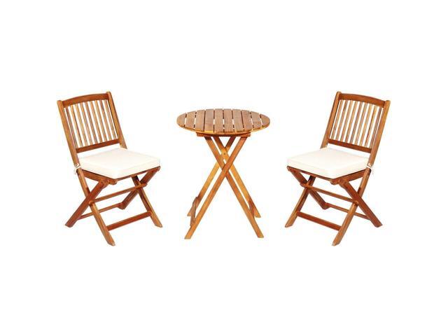 Click here for SlickBlue 3 Pieces Patio Folding Bistro Set with P... prices