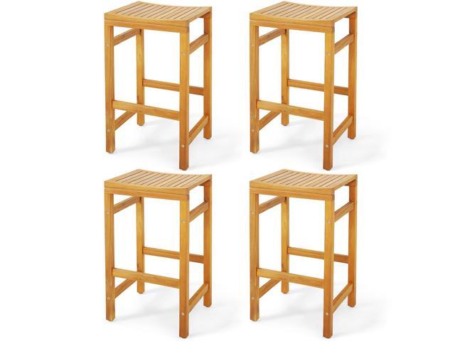 Click here for SlickBlue 30-Inch Height Bar Chair with Saddle Sha... prices