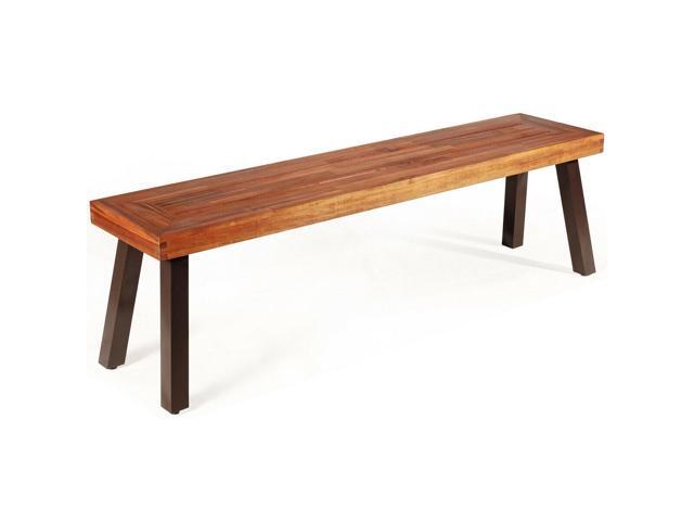 Click here for SlickBlue Patio Acacia Wood Dining Bench Seat with... prices