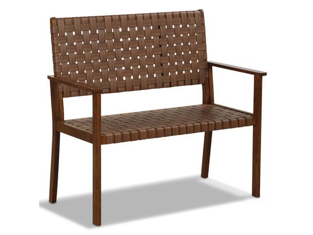 Click here for SlickBlue Outdoor All Weather Bench with Solid Rub... prices