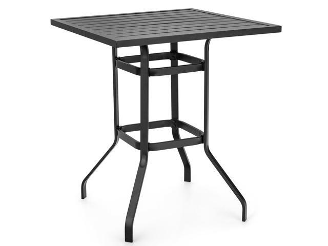 Click here for SlickBlue 32 Inches Outdoor Steel Square Bar Table... prices