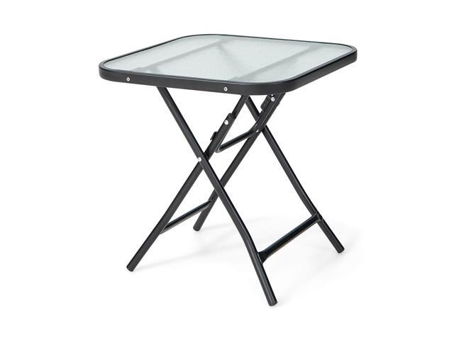 Click here for SlickBlue 18 Inch Square Patio Bistro Table with R... prices