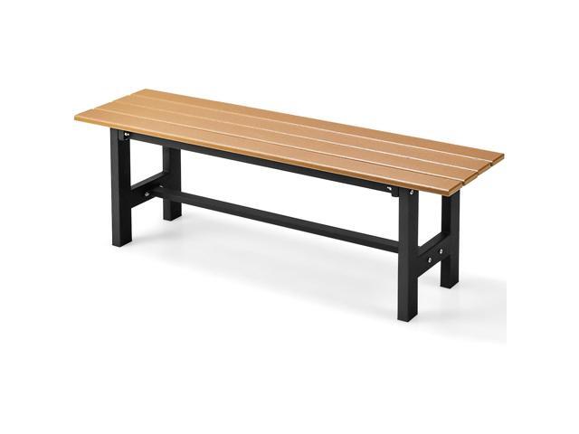 Click here for SlickBlue 47 Outdoor Chair with Slatted Seat Plast... prices