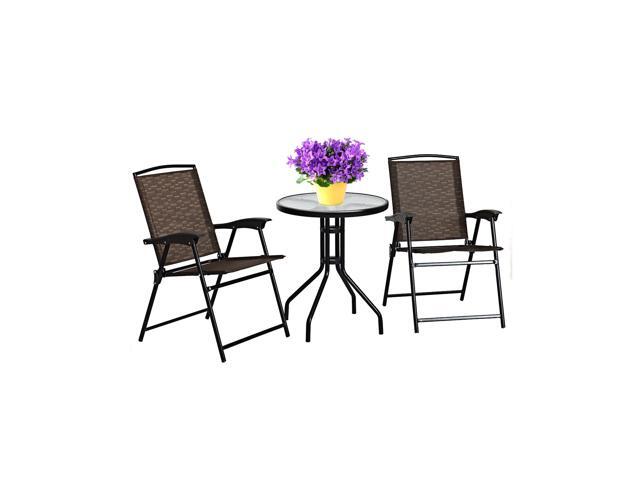 Click here for SlickBlue 3 Pieces Bistro Patio Garden Furniture S... prices