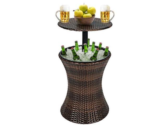 Click here for SlickBlue Height Adjustable Patio Rattan Cooler Ba... prices