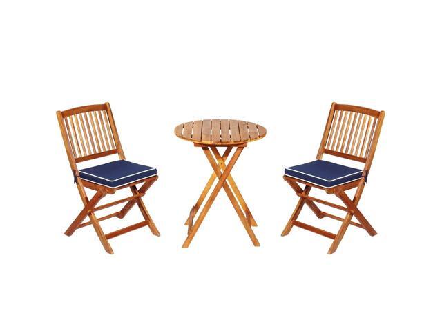Click here for SlickBlue 3 Pieces Patio Folding Bistro Set with P... prices