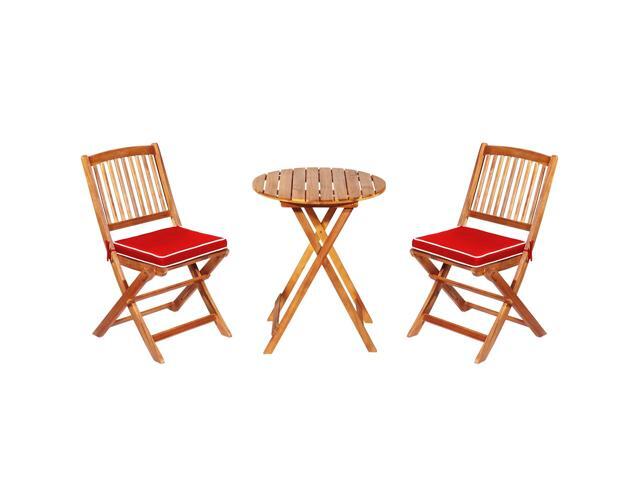 Click here for SlickBlue 3 Pieces Patio Folding Bistro Set with P... prices