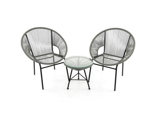 Click here for SlickBlue 3 Pieces Patio Acapulco Furniture Bistro... prices