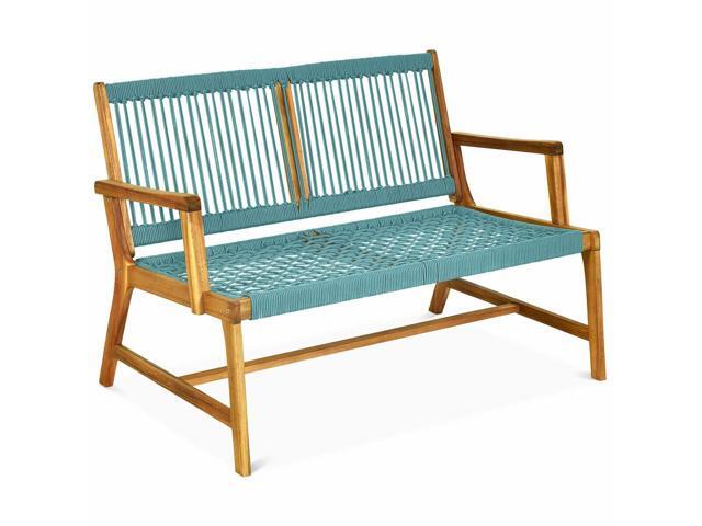 Click here for SlickBlue 2-Person Acacia Wood Yard Bench for Balc... prices