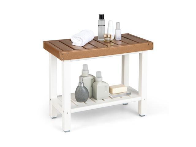 Click here for SlickBlue 2-Tier Heavy Duty HDPE Shower Chair with... prices