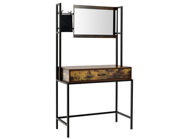 Click here for SlickBlue Industrial Vanity Table with 3-Height Ad... prices