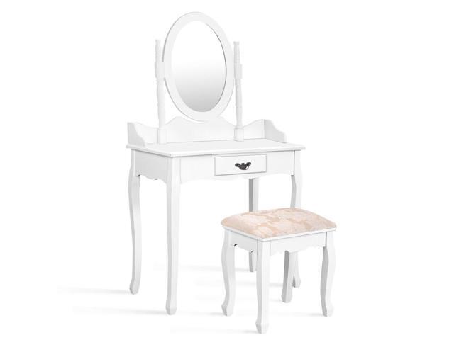 Click here for SlickBlue Wooden Vanity Makeup Set with Cushioned... prices