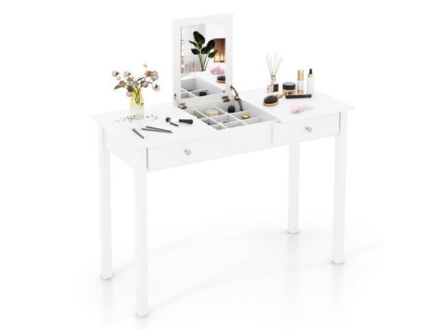 Click here for SlickBlue Vanity Desk Makeup Dressing Table with F... prices